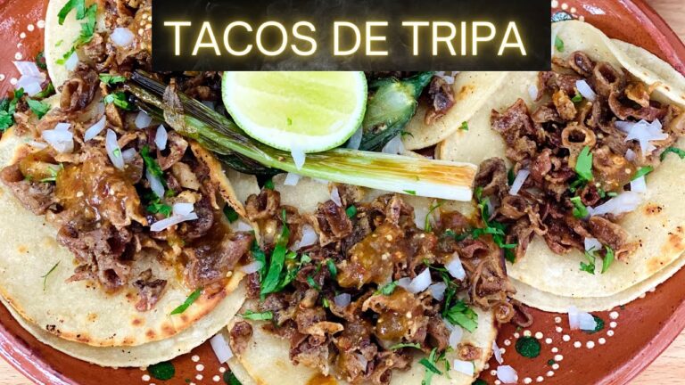 Tacos de Tripitas Receta, Muy deliciosos y fáciles - 2026